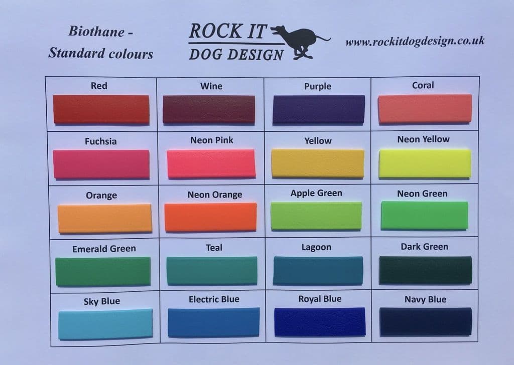 BioThane Standard Lead - Bi-coloured - choose your own colours